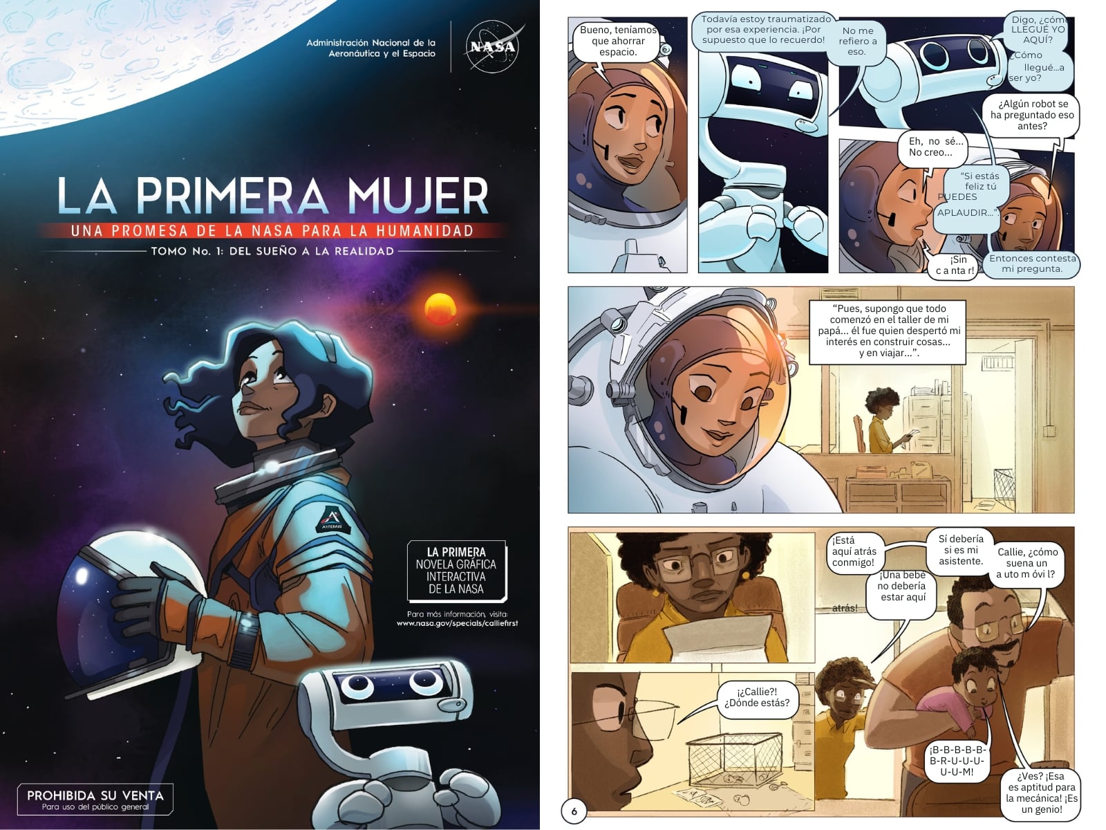 Cómic de la NASA tiene como protagonista a una astronauta afrolatina ...